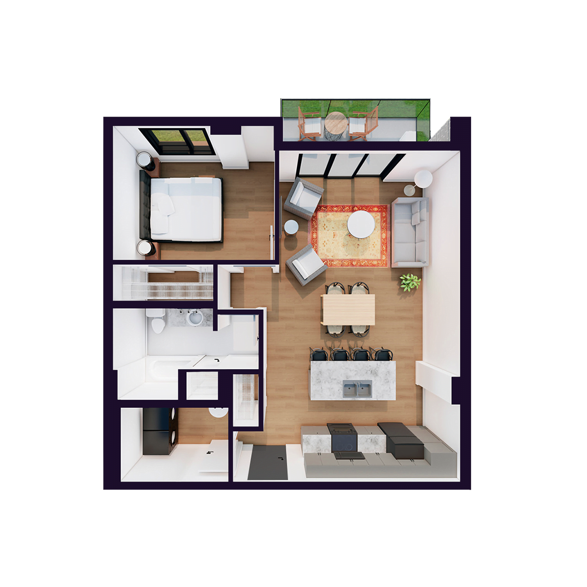 Dieppe Apartment Layout C - Majestik